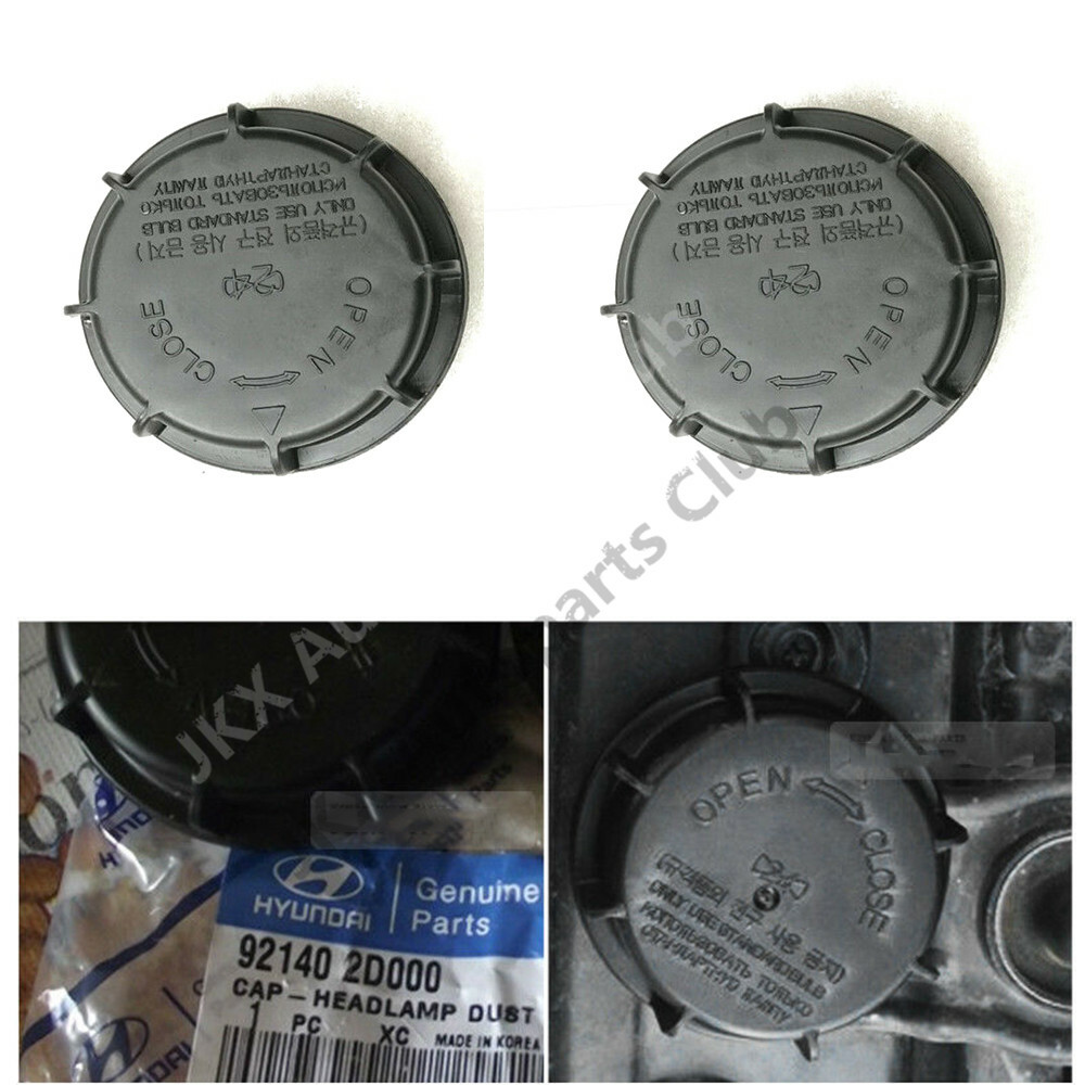 OEM 92140-2D000 Hyundai Headlight 2PC j Dust Cap for Hyundai Santa Fe ...