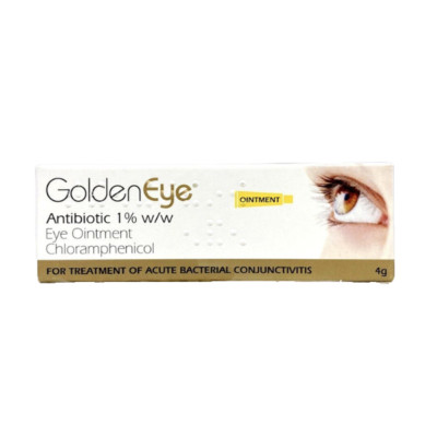 Golden Eye Antibiotic Ointment 1% Treats Acute Bacterial Conjunctivitis ...