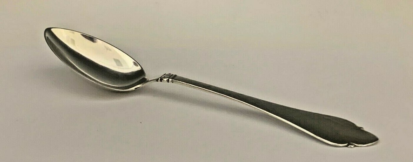 Christian F Heise Danish Silver Serving Spoon Hammered 8.5" 1927 | eBay