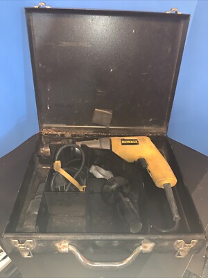 Dewalt 1/2" VSR Hammer Drill DW510 5.4A W/Metal Case Works Great! | eBay