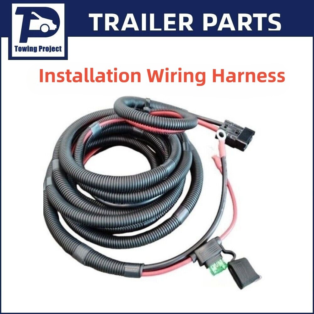 Black Jack Electric Caravan Jack 1600kg Trailer Jack Wiring Harness ...