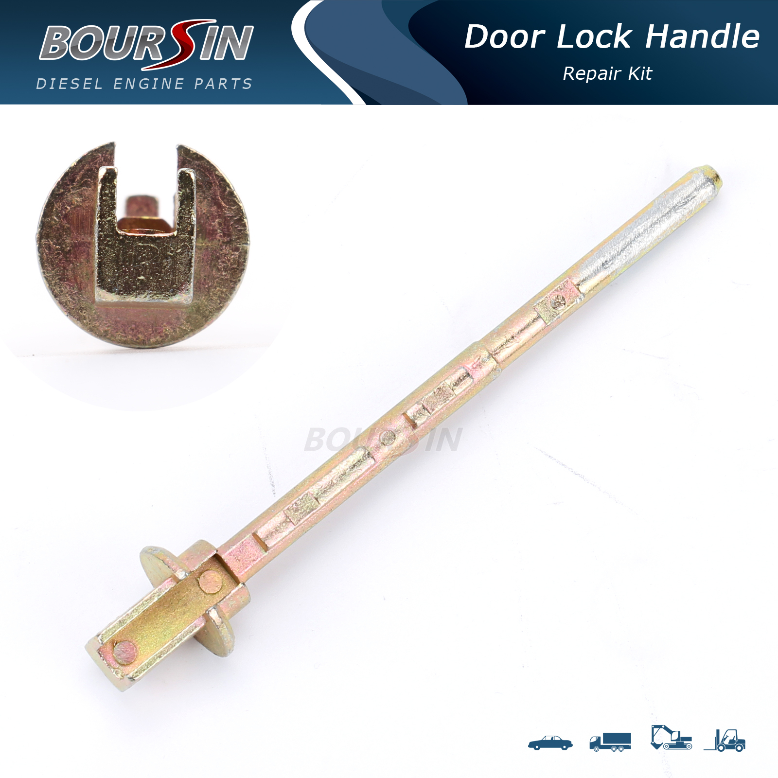 1x Sliding Door Handle Lock Pin Repair Fit Peugeot Partner Citroen ...