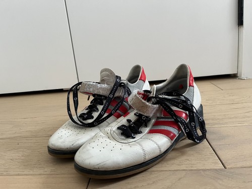 Vintage Adidas 90's Red Power Perfect 1 Weightlifting Shoes US9 | eBay