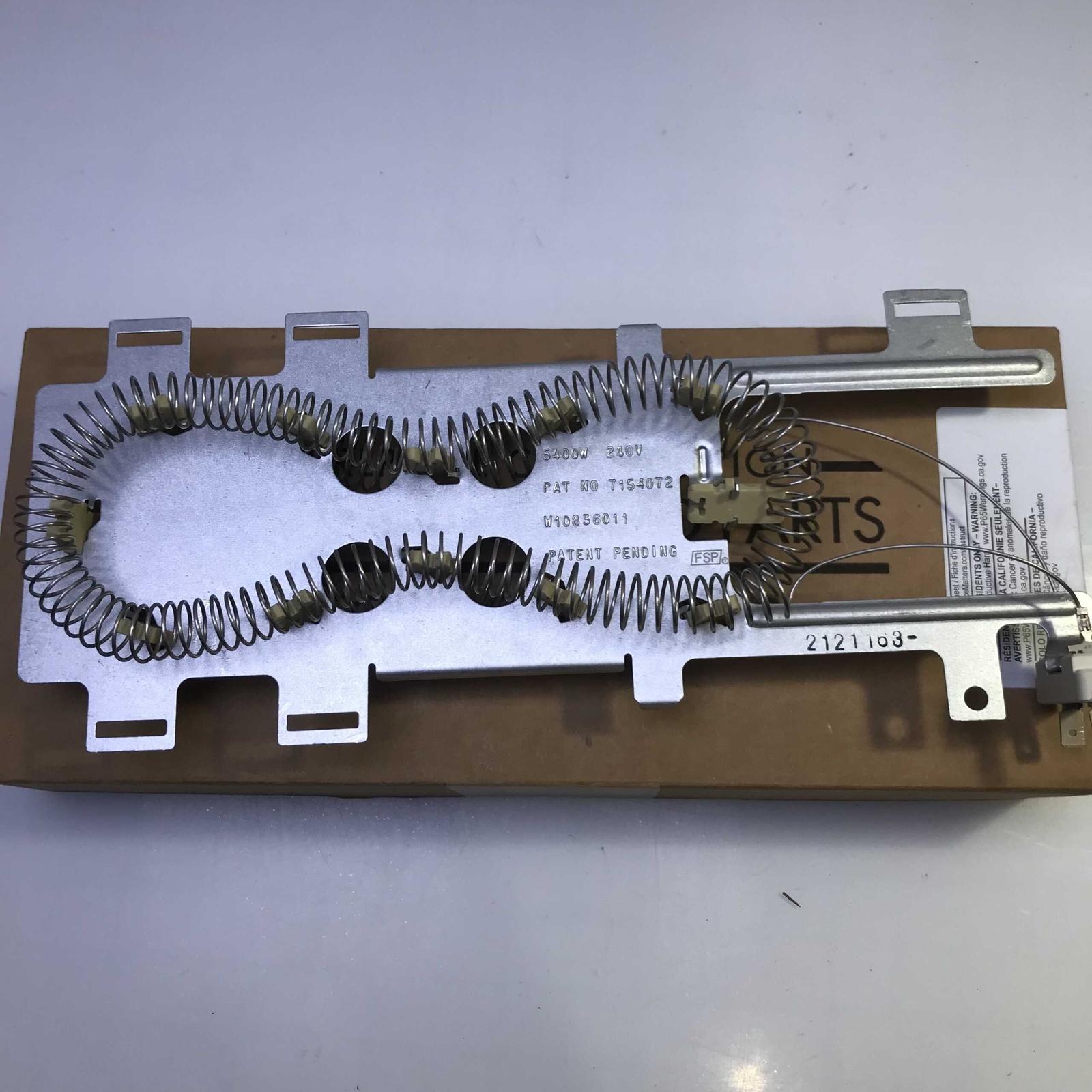 NEW GENUINE OEM Whirlpool Dryer Heating Element WP8544771 8544771 ...