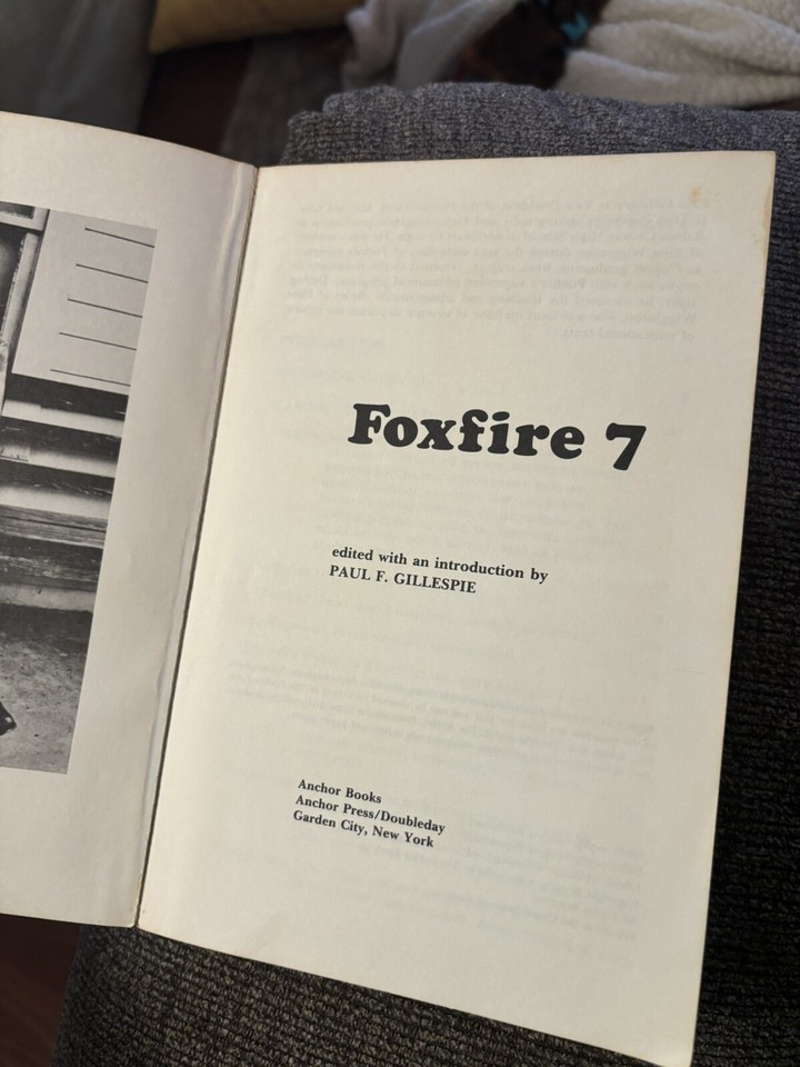 Foxfire 7 ministers, church members, revivals, baptisms, shaped-note and gospel 9780385152440 | eBay