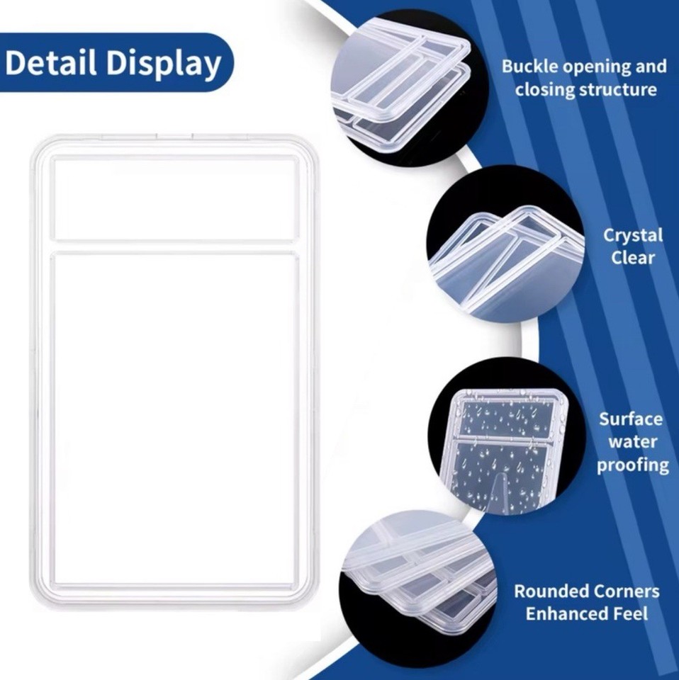 Empty Graded Card Slab Case – Snap Fit Holder for Pokémon, TCG, etc ...