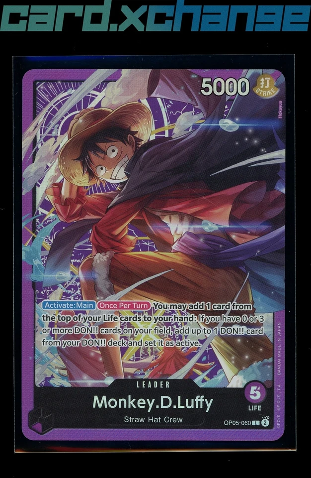 Monkey.D.Luffy OP05-060 One Piece Promotion Cards for sale | eBay