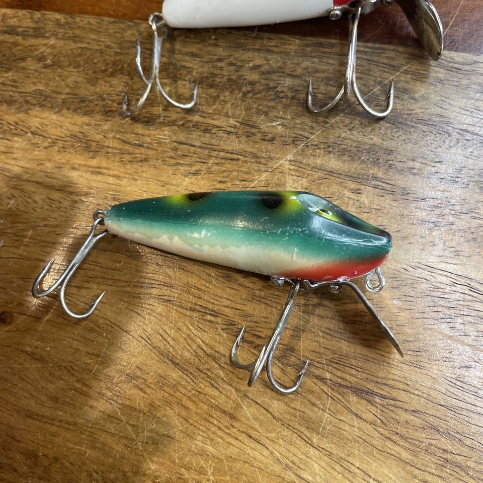 *4* Vintage Crankbait Fishing Lures. Paul Bunyan Weaver. Millsite | eBay
