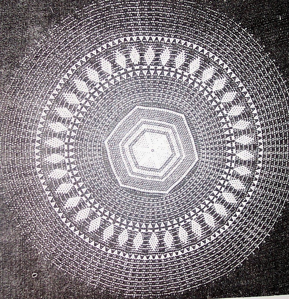 1175 Antique Vintage TABLECLOTH Diagram Pattern to Crochet ...
