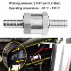 8MM 5/16" Aluminium Fuel Line Non Return One Way Check Valve For Petrol ...