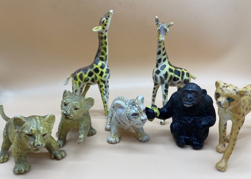 ELC Safari Tiger Figure Vintage AAA Plastic Zoo Animal Toy Wild Jungle ...