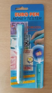 UV light counterfeit fake bank notes money tester detector pen (Pound ...