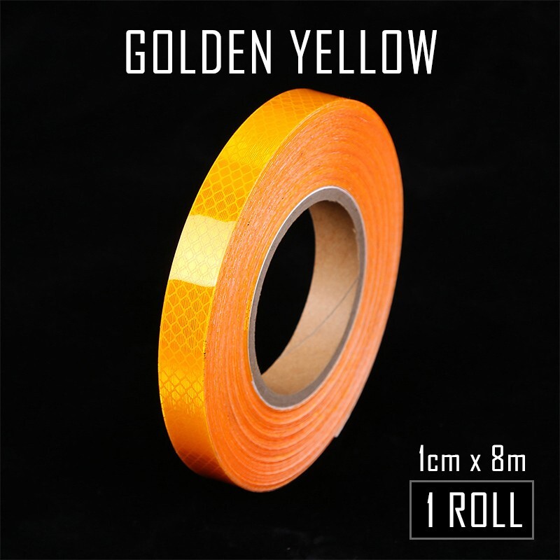 1 Rolls Reflective Tape Outdoor Waterproof Reflective Warning Tape ...