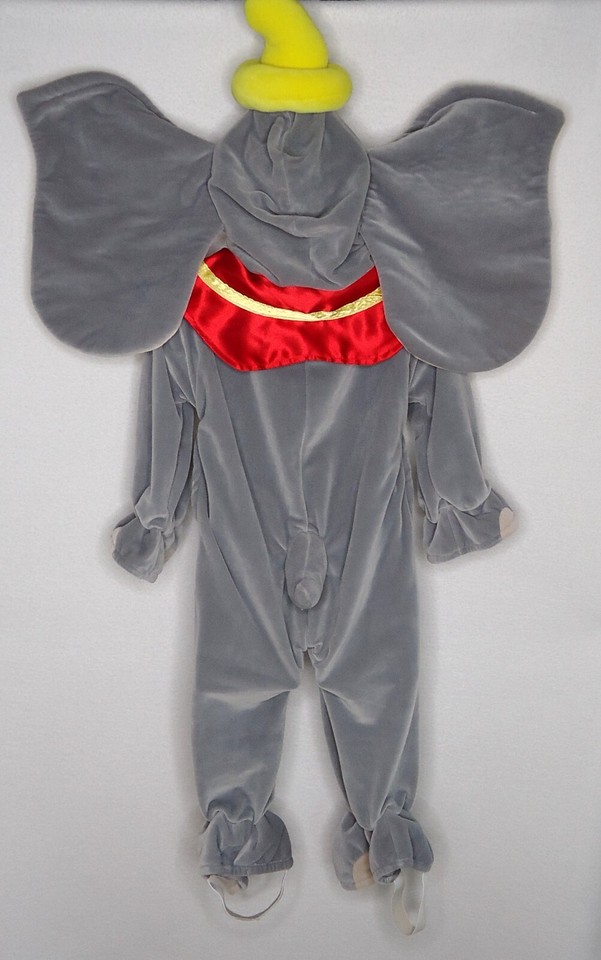 Disney Store Dumbo Costume 6 9 12 Months Elephant One Piece Velour | eBay