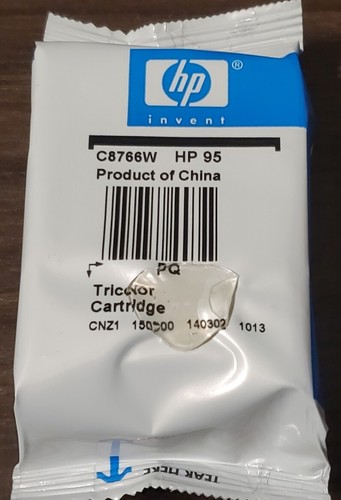 Original Genuine OEM HP 95 C8766W Tri Color Ink cartridge for ...