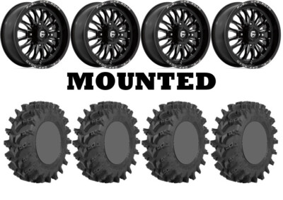 Kit 4 STI Outback Max Tires 36x9-20 on Fuel Arc Black Wheels HP1K | eBay