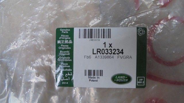 Genuine Land Rover Range Rover Insulator- Spare Wheel Part LR033234 for ...