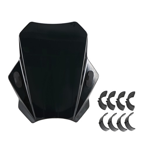 Universal Motorcycle Adjustable Wind Screen Windshield 22MM 25 28MM ...