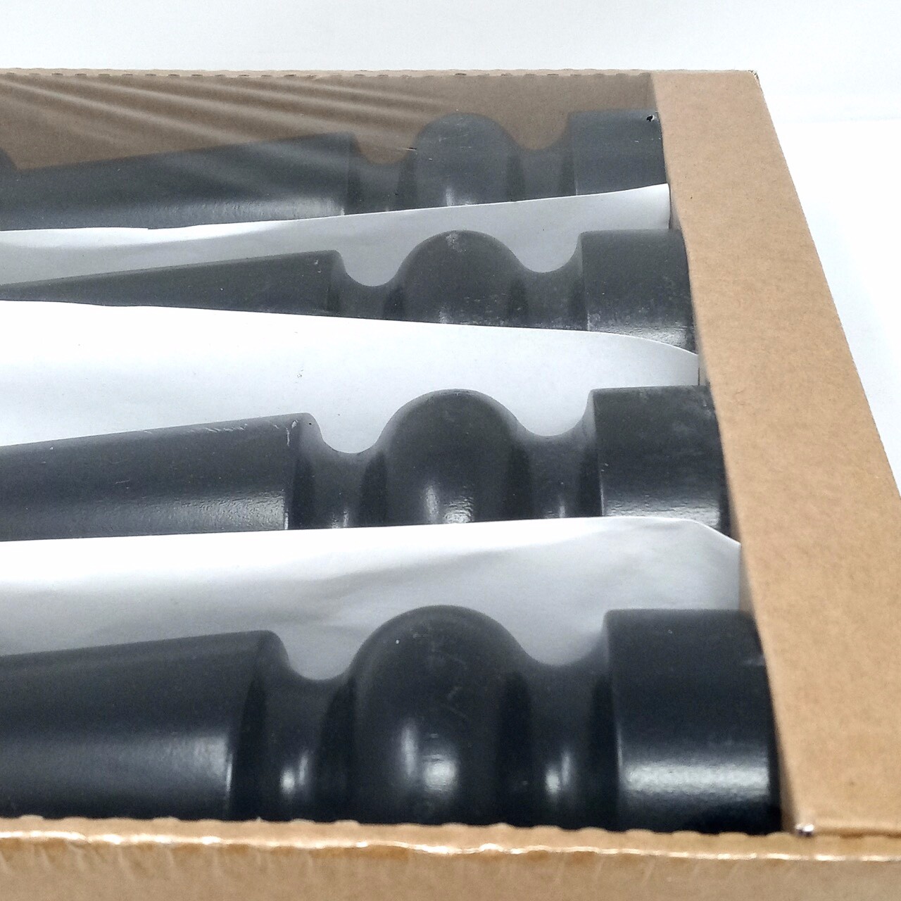 Ikea Brattvag 7 7/8" Black Wood Bed Furniture Leg Risers 4 Pc Set (603. ...