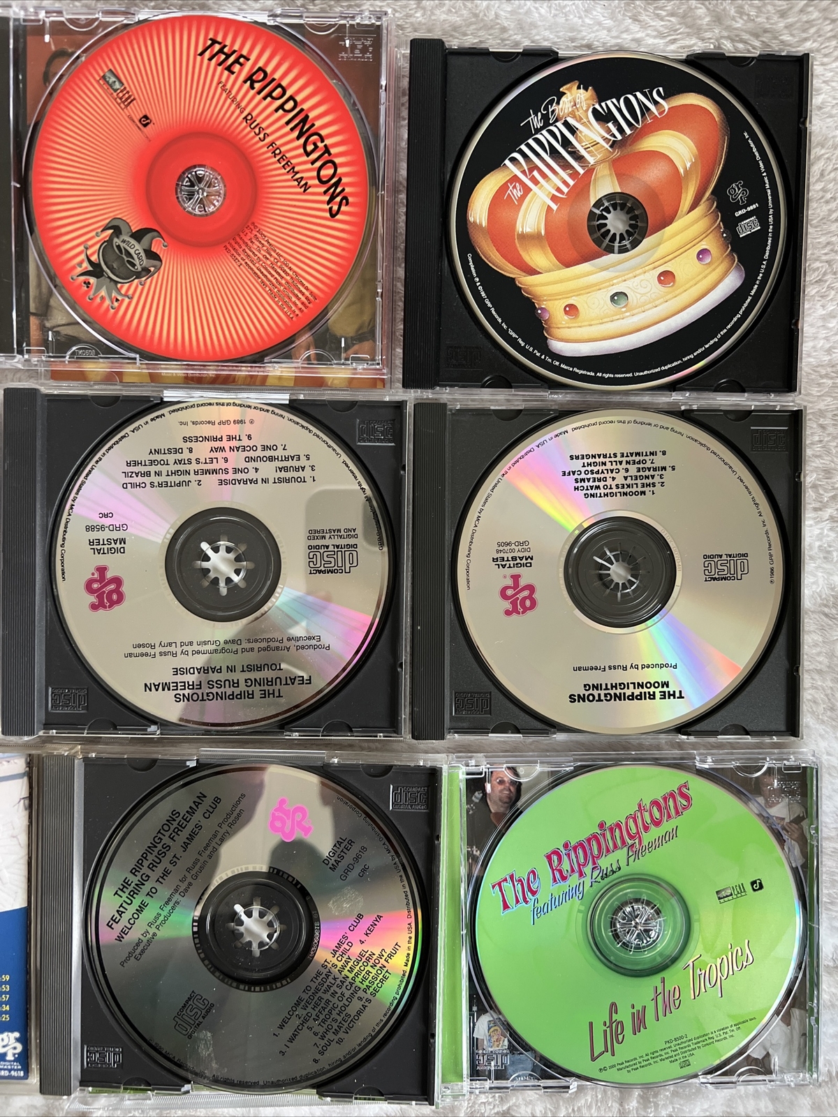 The Rippingtons Lot of 6 Moonlighting, Best of, Tourist In Paradise ...