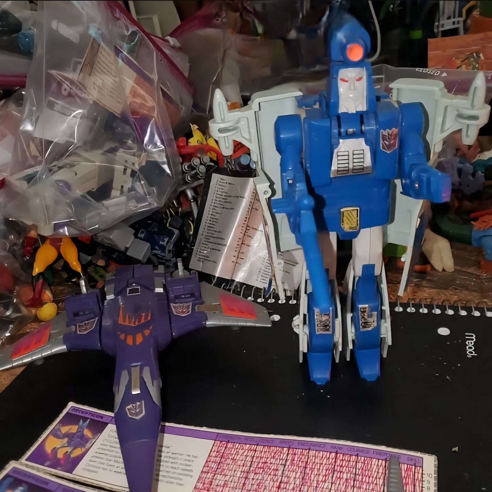 Vintage Transformers G1 Scourge The Sweep Cyclonus Galvatron's Lot | eBay