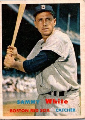 1957 TOPPS BASEBALL #163 SAMMY WHITE MID GRADE JF | eBay
