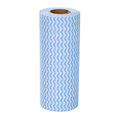 (Blue)Multipurpose NOn Woven Fabric Cloth Wiping Cleaning Dishcloth ...