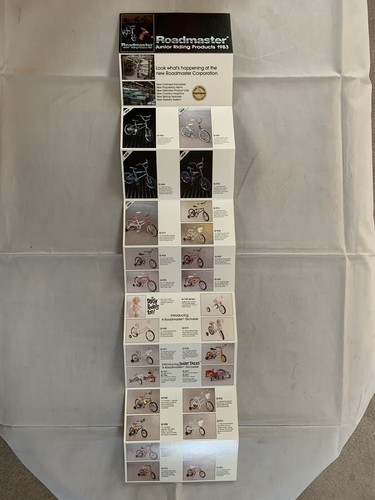 Vintage Original 1983 Roadmaster Bicycle Junior Riding Products ...