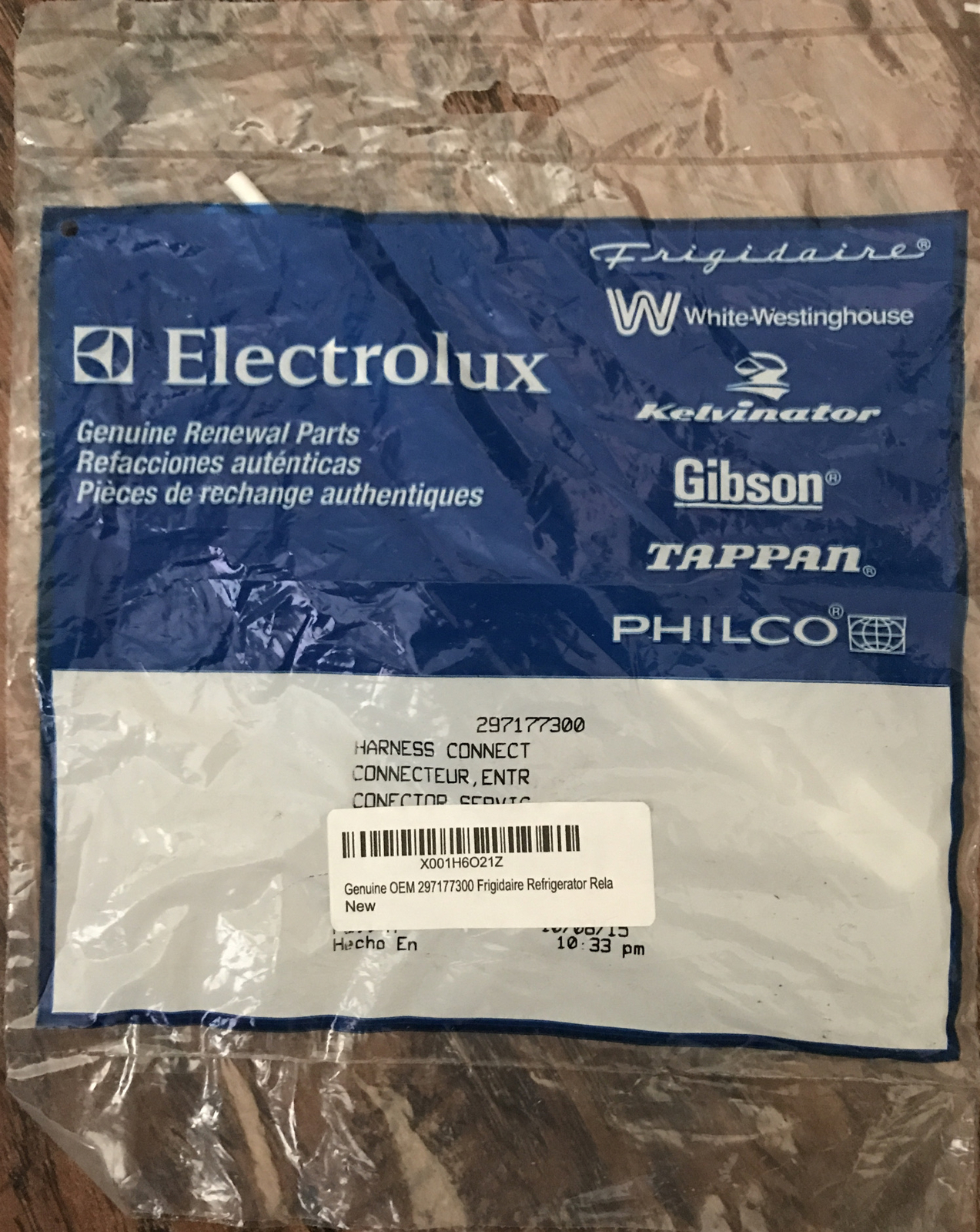 OEM 297177300 Frigidaire Appliance Wire Harness Connector | eBay