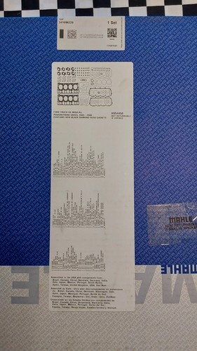 Engine Cylinder Head Gasket Set-VIN: P, Power-Stroke Mahle HS54450 for ...