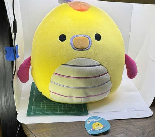 Squishmallow Leif the Yellow Seahorse 2024 Collection 12" Plush Toy W ...
