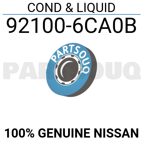 921006CA0B Genuine Nissan COND & LIQUID 92100-6CA0B | eBay