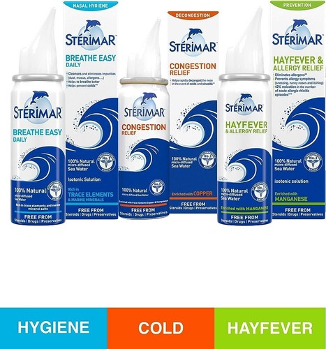 Sterimar Nasal Hygiene, Decongestion & Prevention Cold & Hayfever | eBay UK