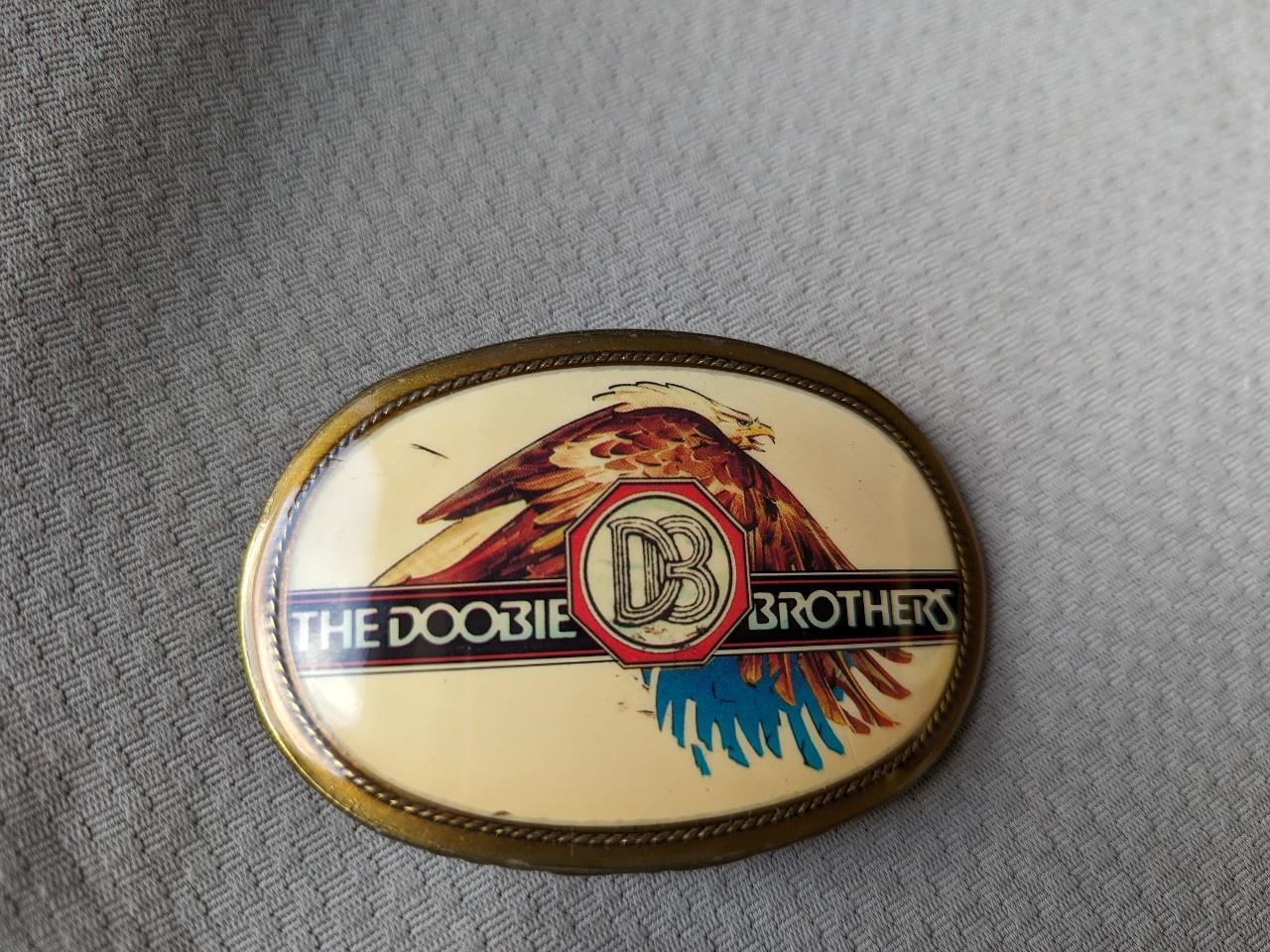 1977 vintage DOOBIE BROTHERS eagle PACIFICA belt buck… - Gem
