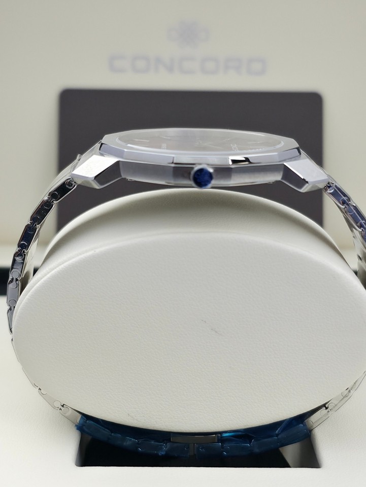 Concord Mariner SL Quartz Stainless steel 40 mm Burgundy Men watch | eBay