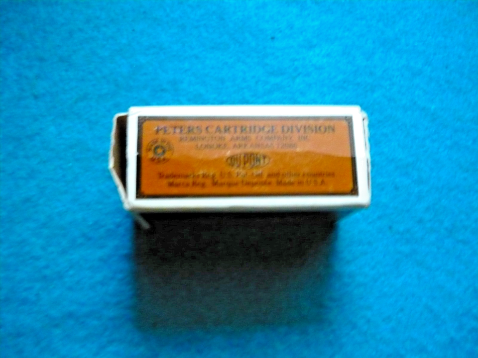 vntg PETERS 22 LONG RIFLE Ammo Box , very nice, empty | eBay