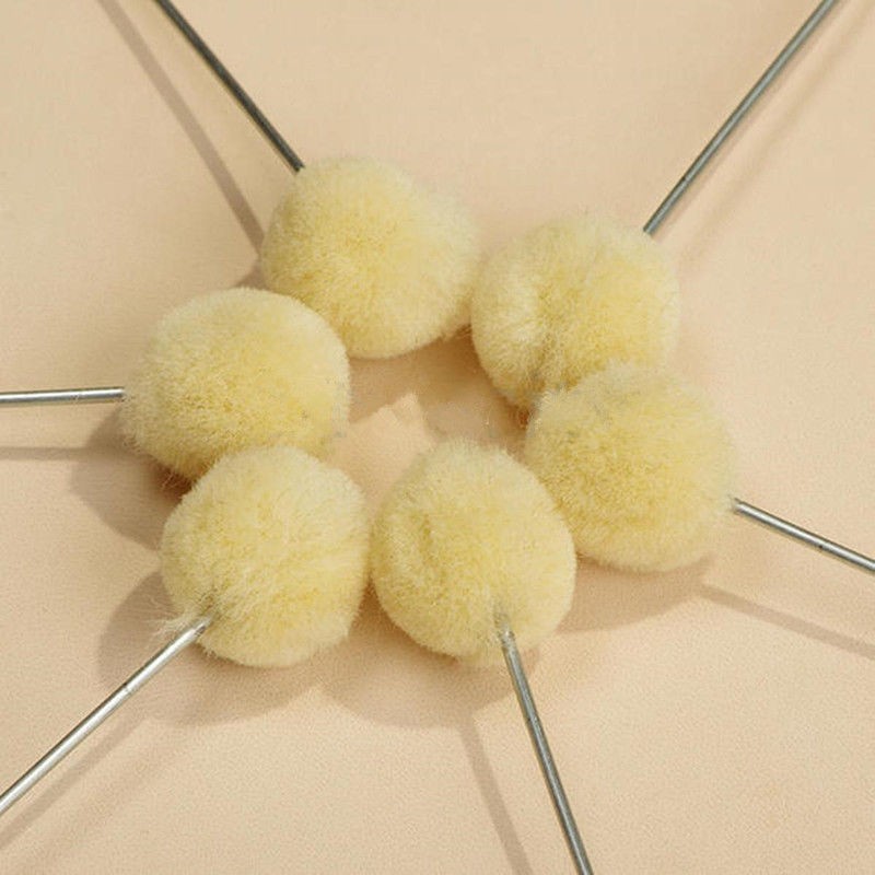 50Pack Wholesale Wool Ball Brush Dauber Leather Dye Leathercraft Tool ...