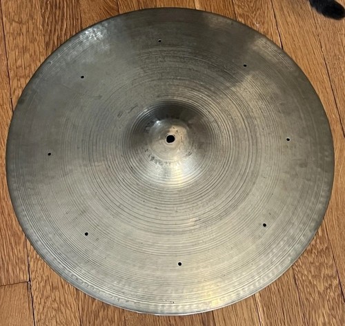 1940’s-1950’s 18” Avedis Zildjian Trans Stamp Vintage Sizzle Ride ...