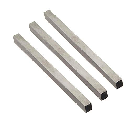 XMHF Lathe HSS Square Cutting Tool Bits Bar Rectangular 8x8x200mm; 3Pcs ...