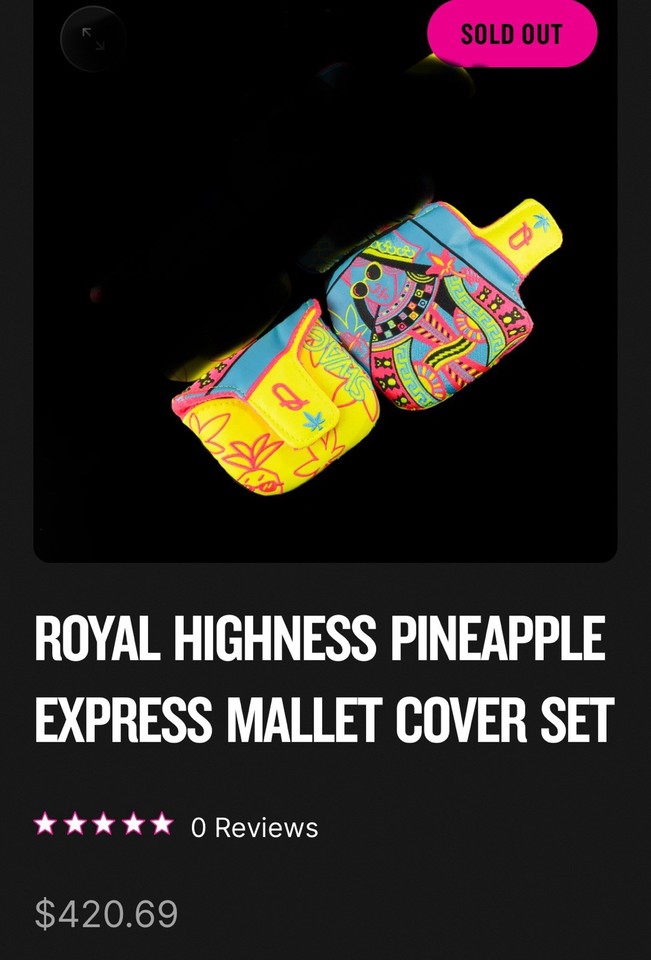 Swag Golf - 420 Royal Highness [Queen Only] Pineapple Express Mallet ...