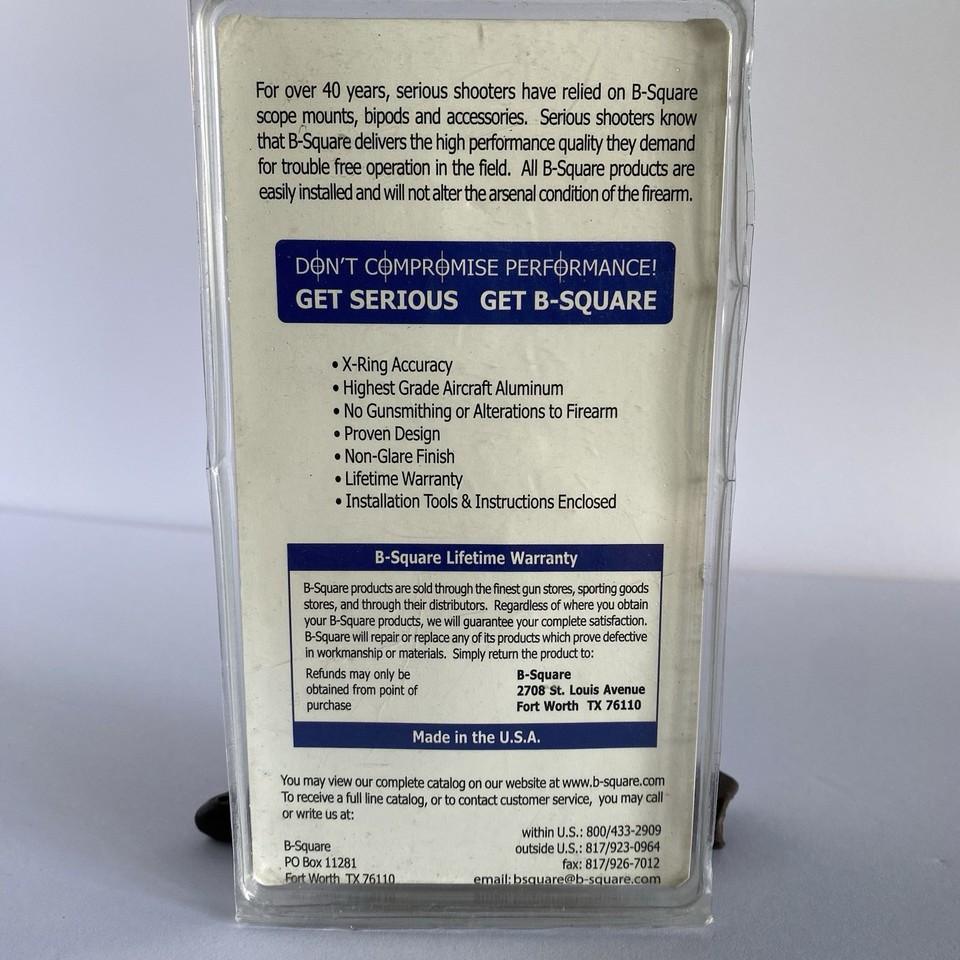 M1 Carbine B Square Scope Mount with 1" Rings #18576 | eBay