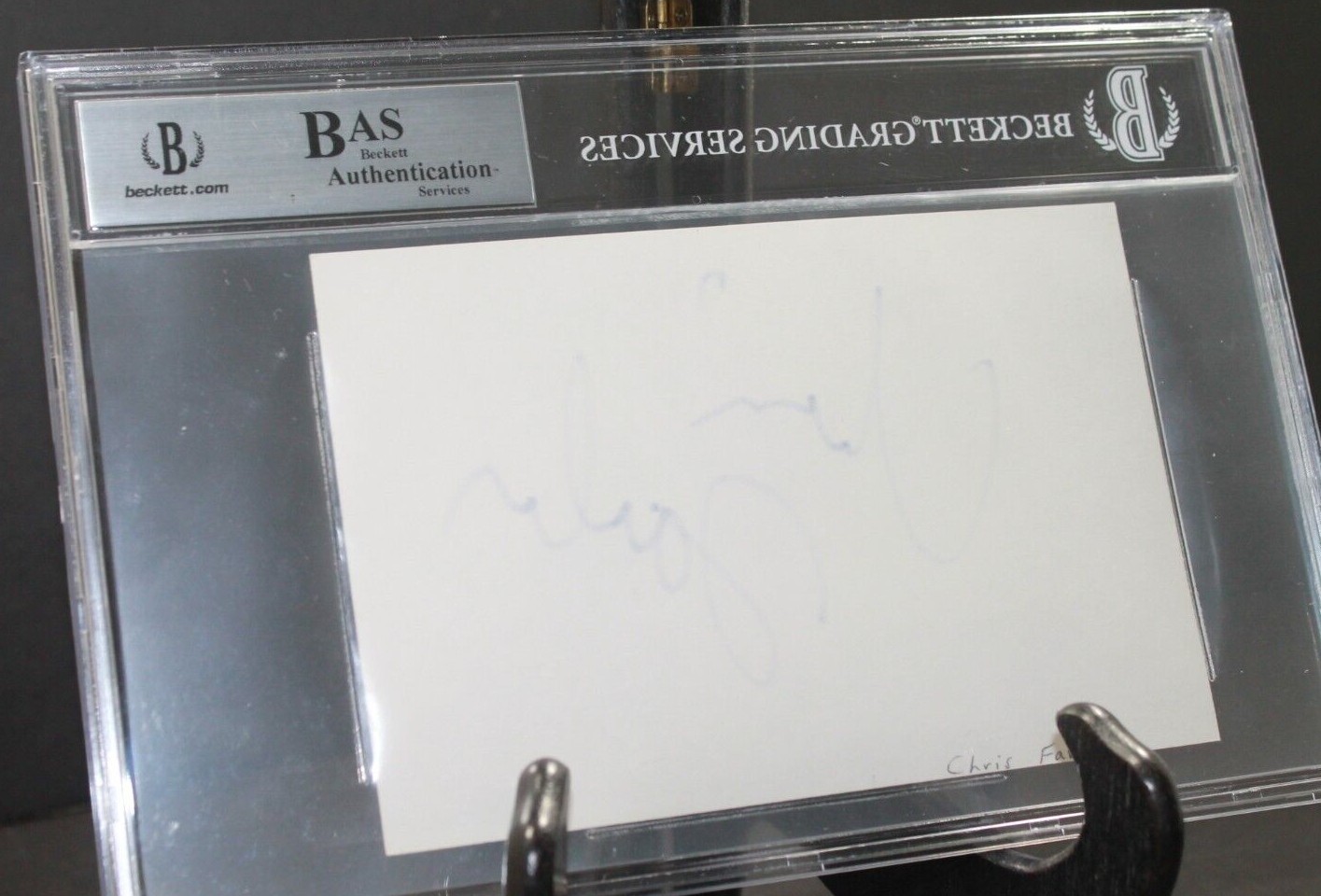 Chris Farley (d.1997) SNL Comedian Authentic Autograph Signed Index ...