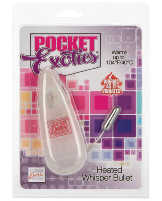 Pocket Exotics Heated Whisper Bullet - Silver | eBay
