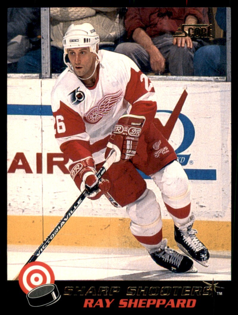 1992-93 Score Sharp Shooters Ray Sheppard Detroit Red Wings #20 | eBay