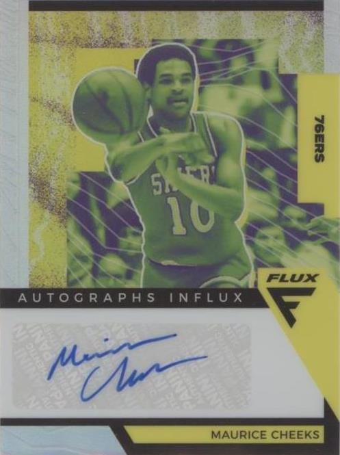 2020-21 Panini Flux - Autograph Influx Maurice Cheeks #AI-MCH Silver ...
