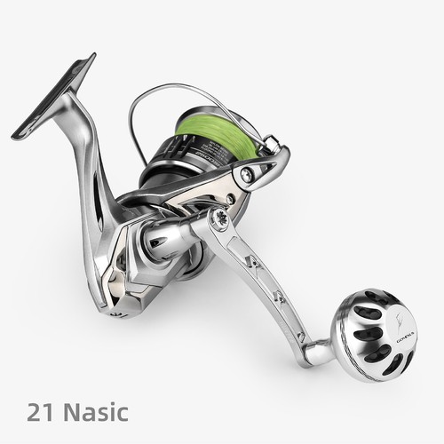 Gomexus Power Handle For Shimano Stradic FL Vanford Stella 21 Nasci ...