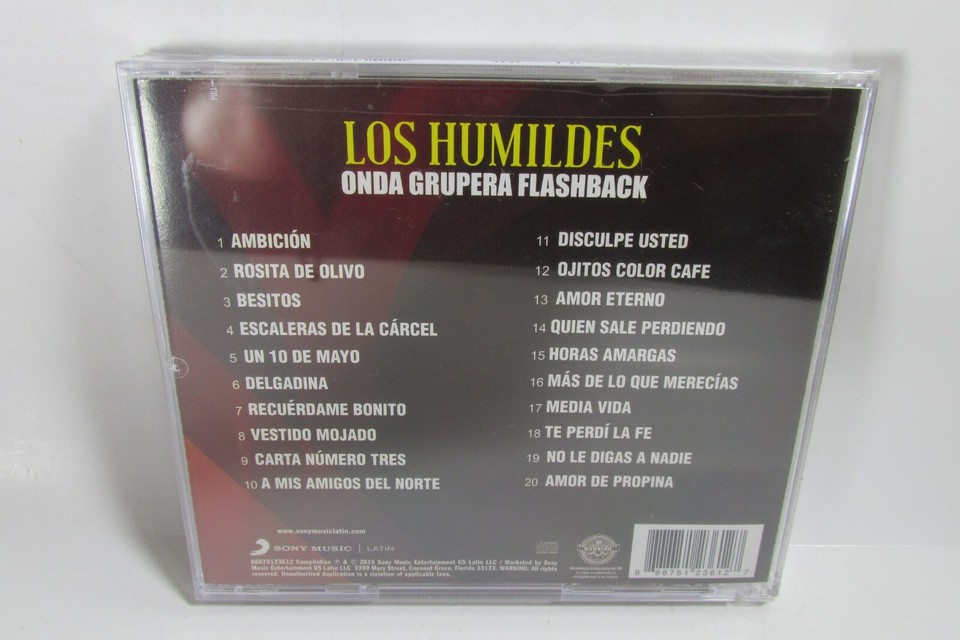 Los Humildes - Cd - Onda Grupera Flashback - Latin Mexico Grupero ...