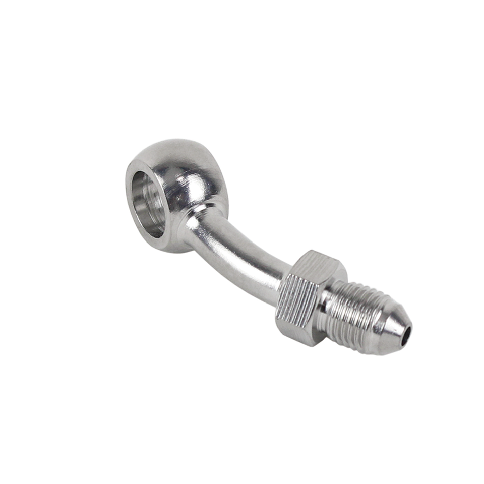 Stainless Steel 3/8“ AN3 10mm Banjo 30° Brake Line Fittings for Harley ...