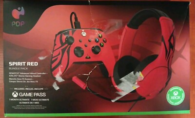 PDP Spirit Red Bundle: REMATCH Advanced Wired Controller & AIRLITE ...