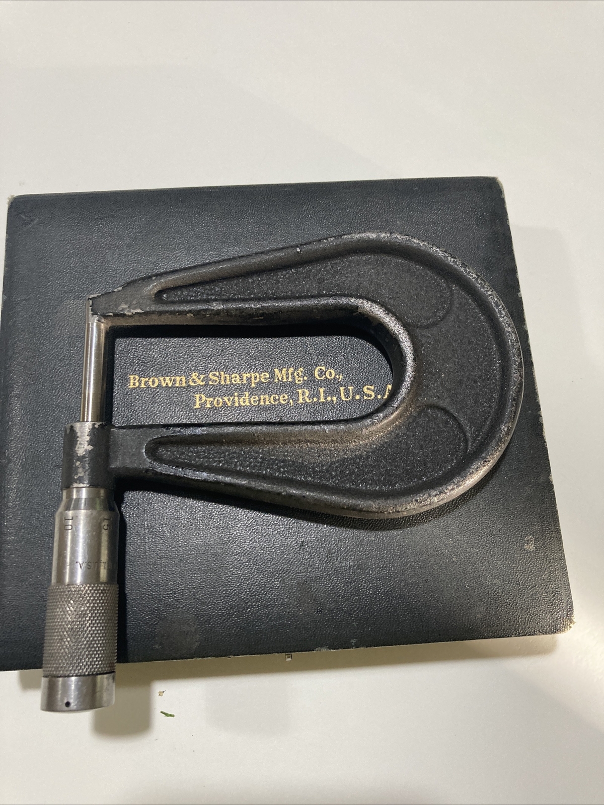 🇺🇸Browne & Sharpe 3” Deep Throat micrometer 0-1” .001” With Original ...